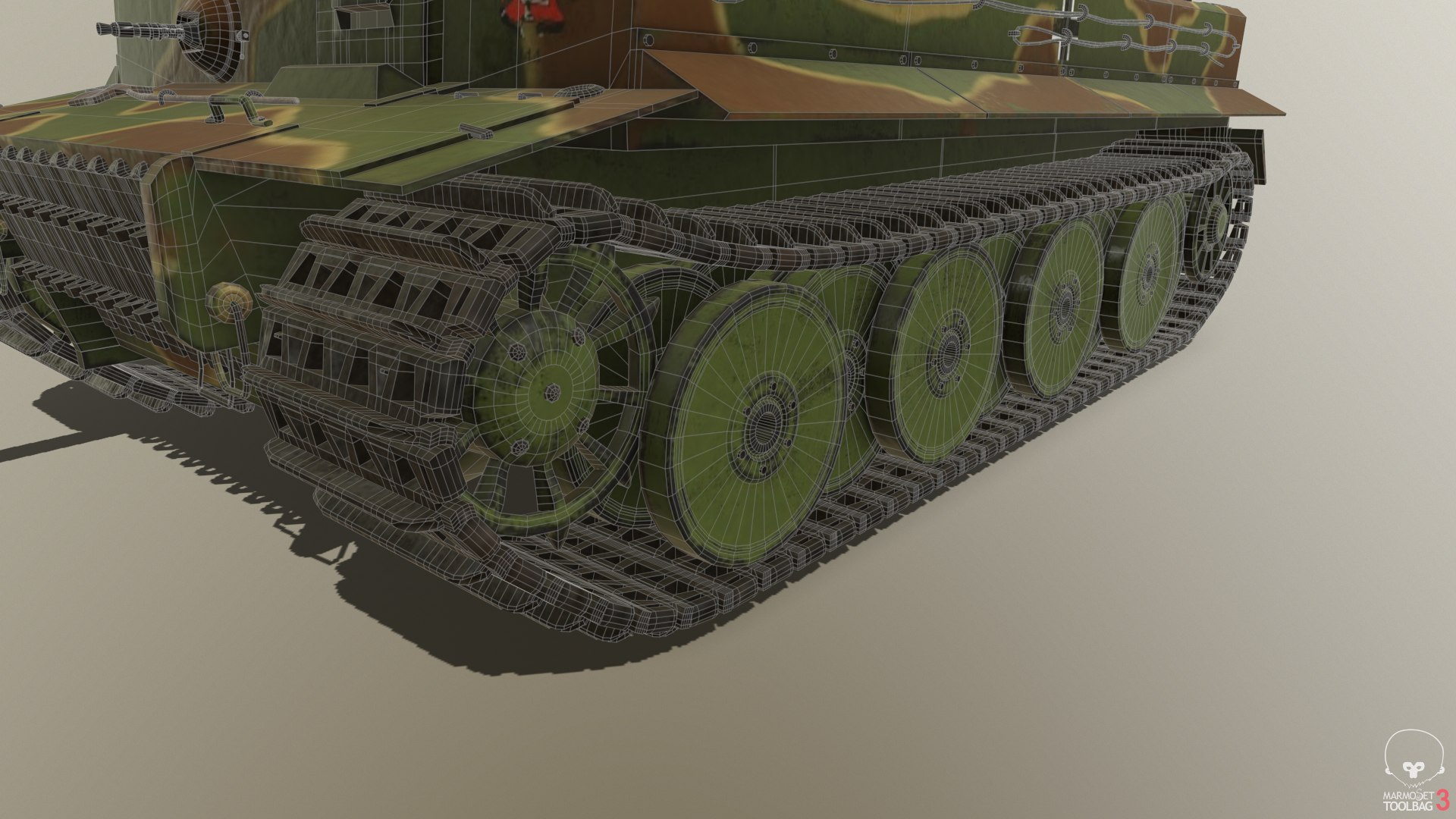 3D Tiger Tank E - TurboSquid 1702572