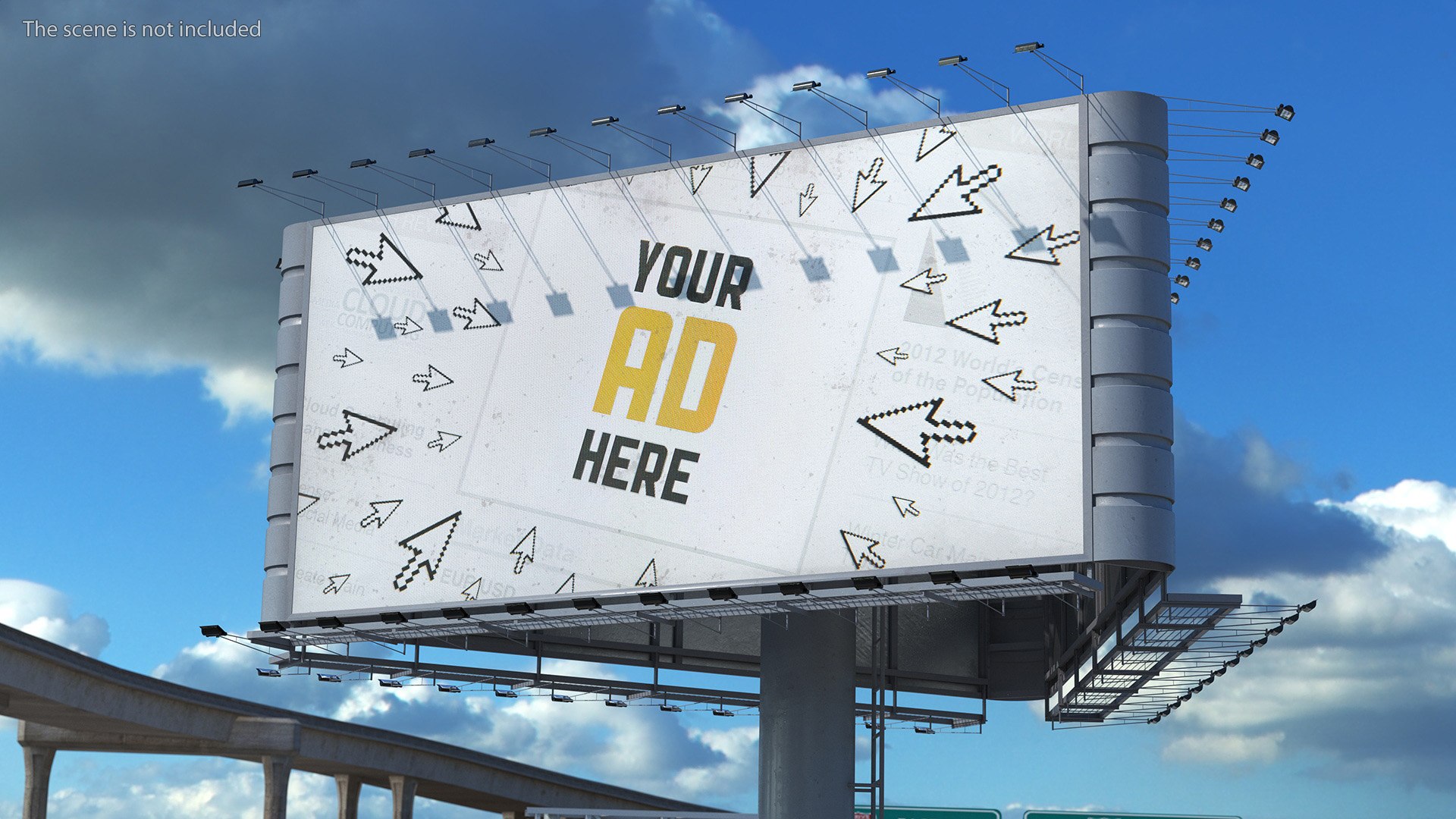 Street Structure Three Side Billboard 3D Model - TurboSquid 2235604