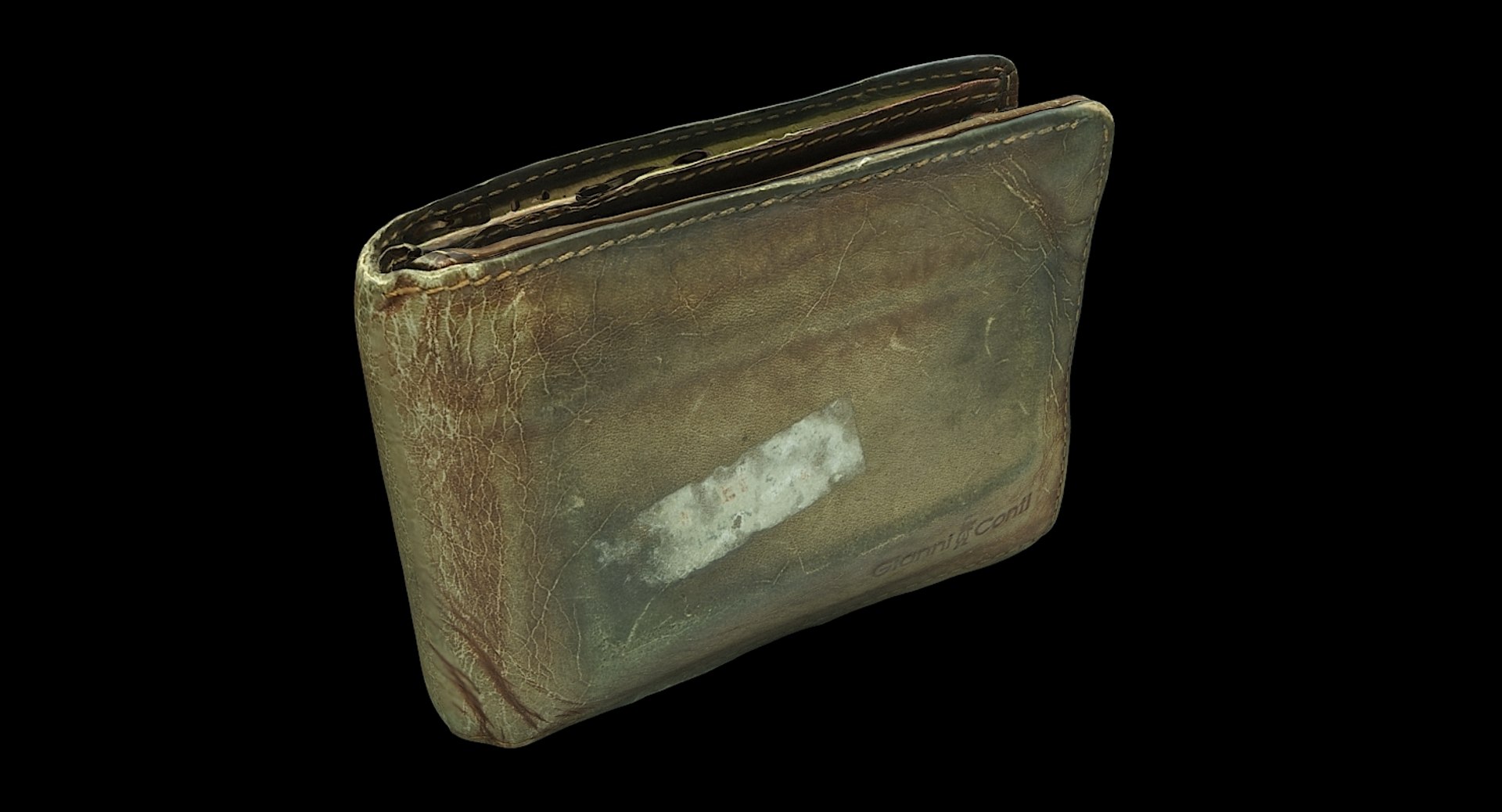 Old Wallet 3D Model - TurboSquid 1408397