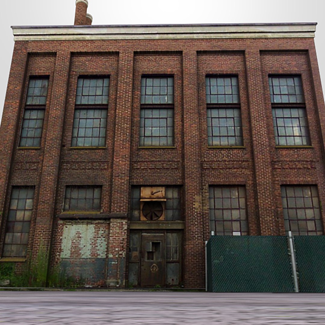 Old English Factory 3d Model