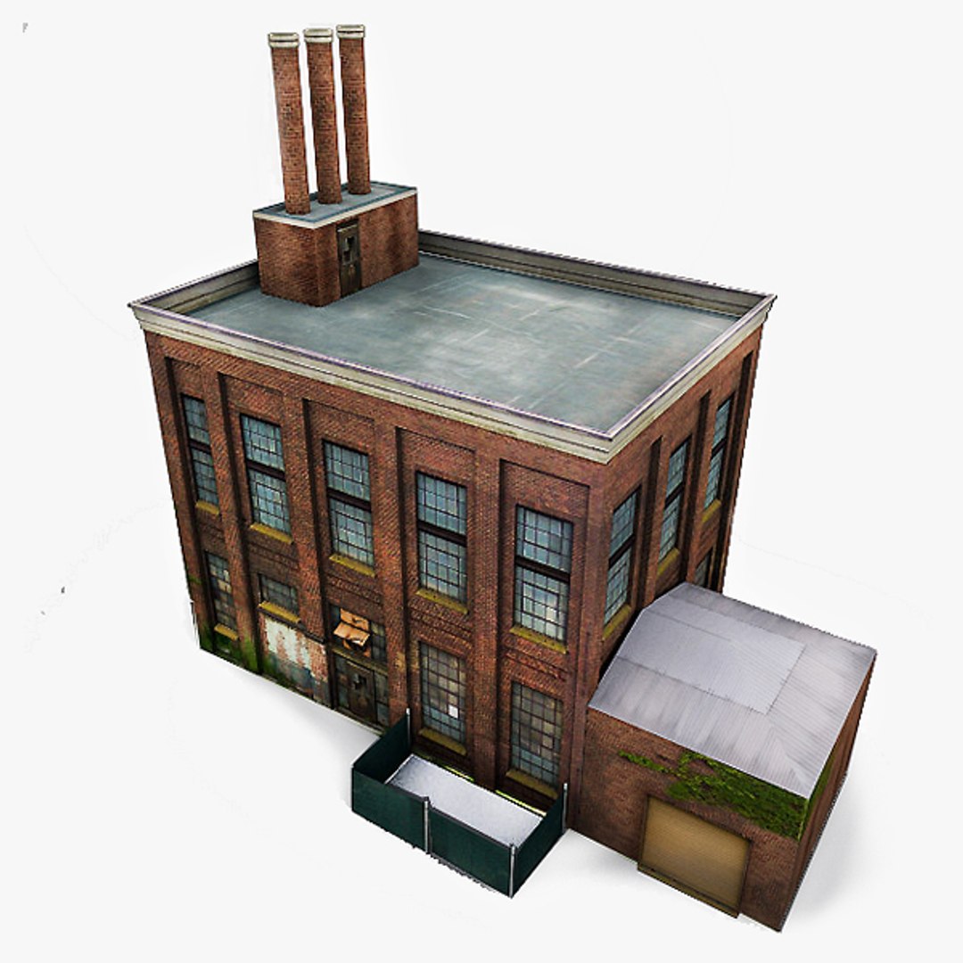 Old English Factory 3d Model