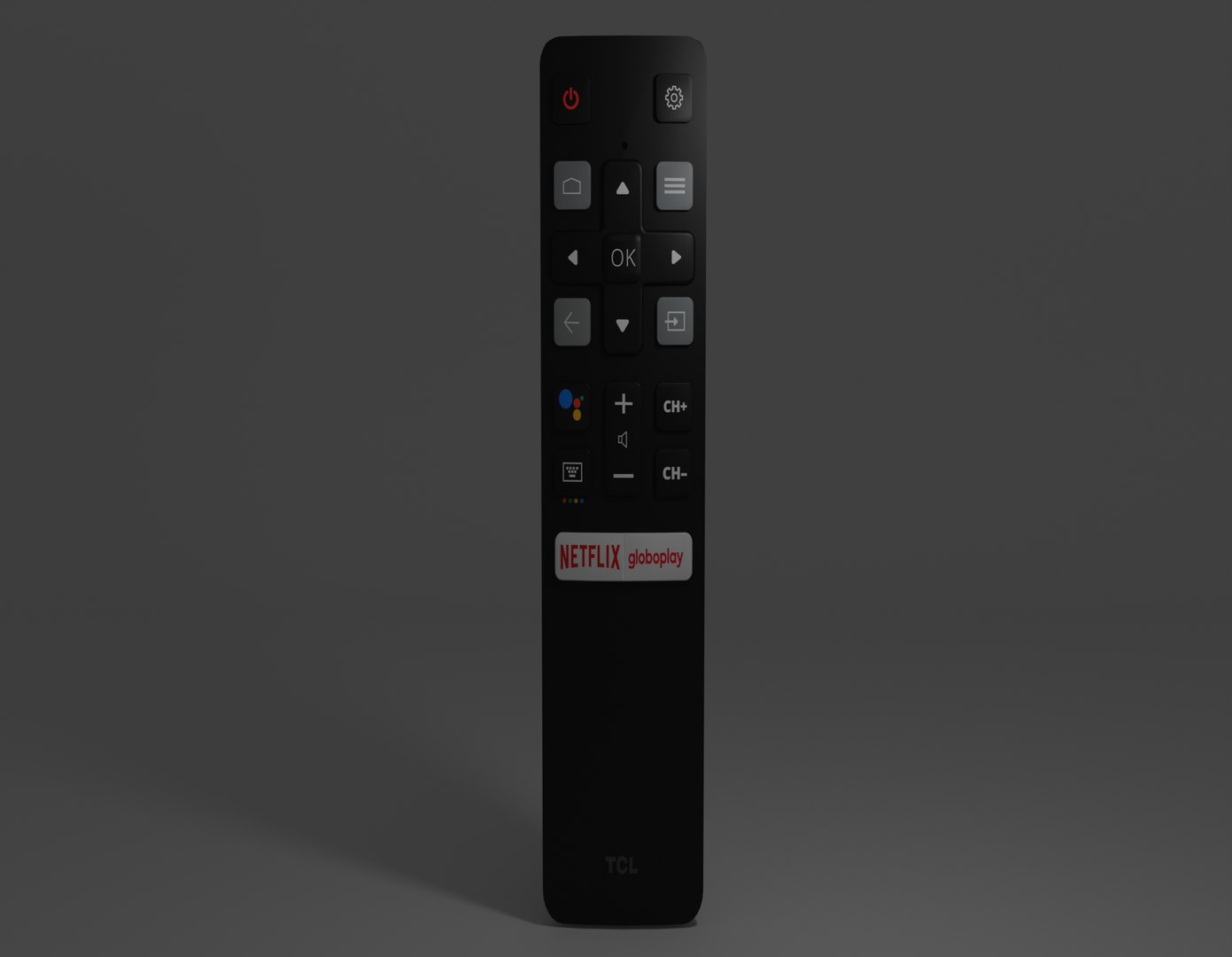 modelo 3d TCL remote control - TurboSquid 2040130