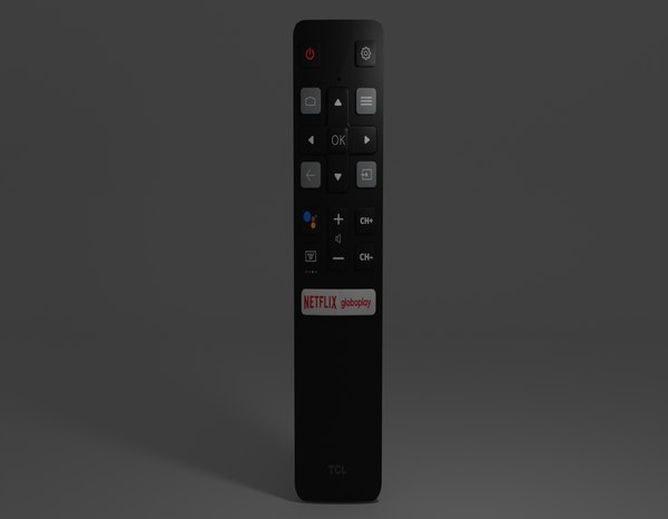 3D TCL remote control model - TurboSquid 2040130