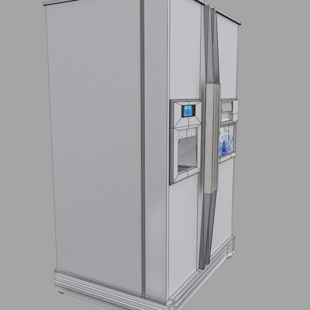 3ds max refrigerator
