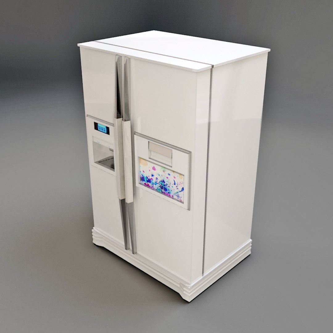 3ds max refrigerator