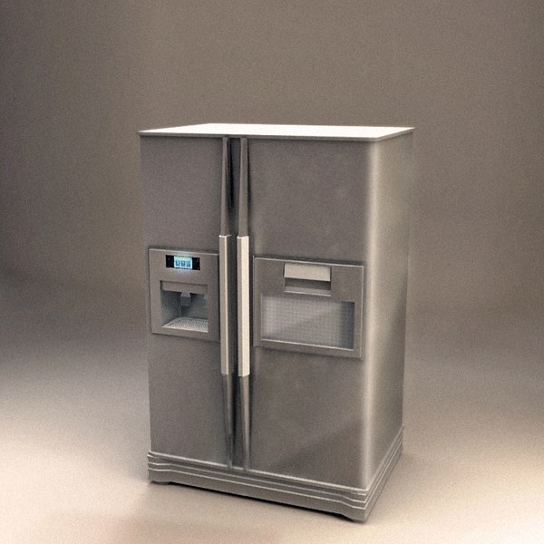 3ds max refrigerator