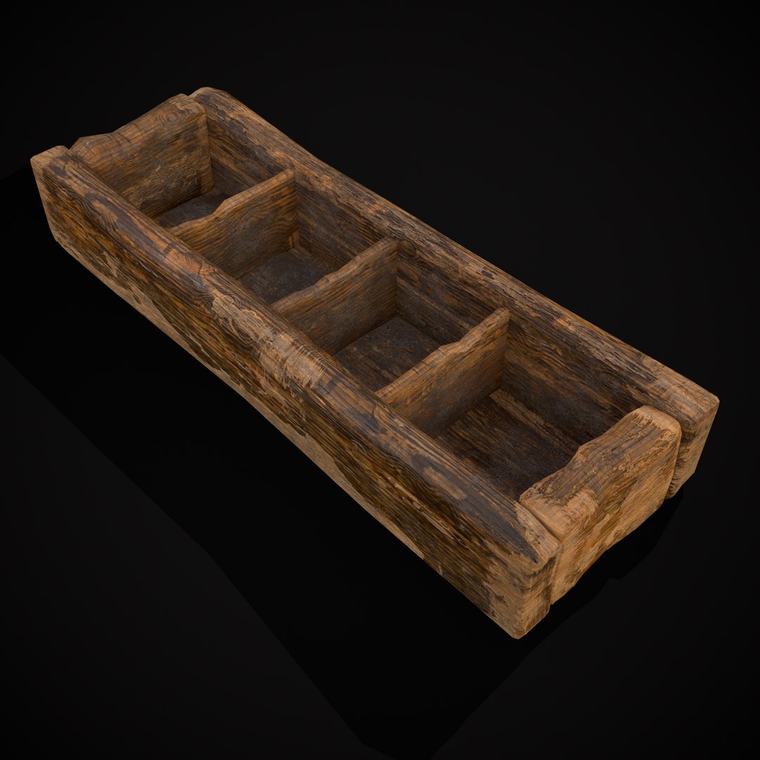3D Medieval Wooden Food Separator Model - TurboSquid 2078306