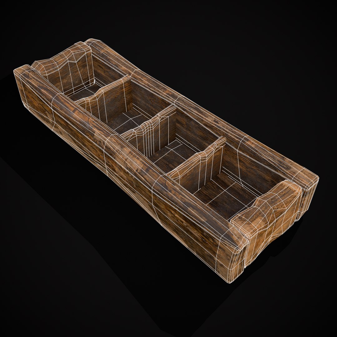3D Medieval Wooden Food Separator Model - TurboSquid 2078306