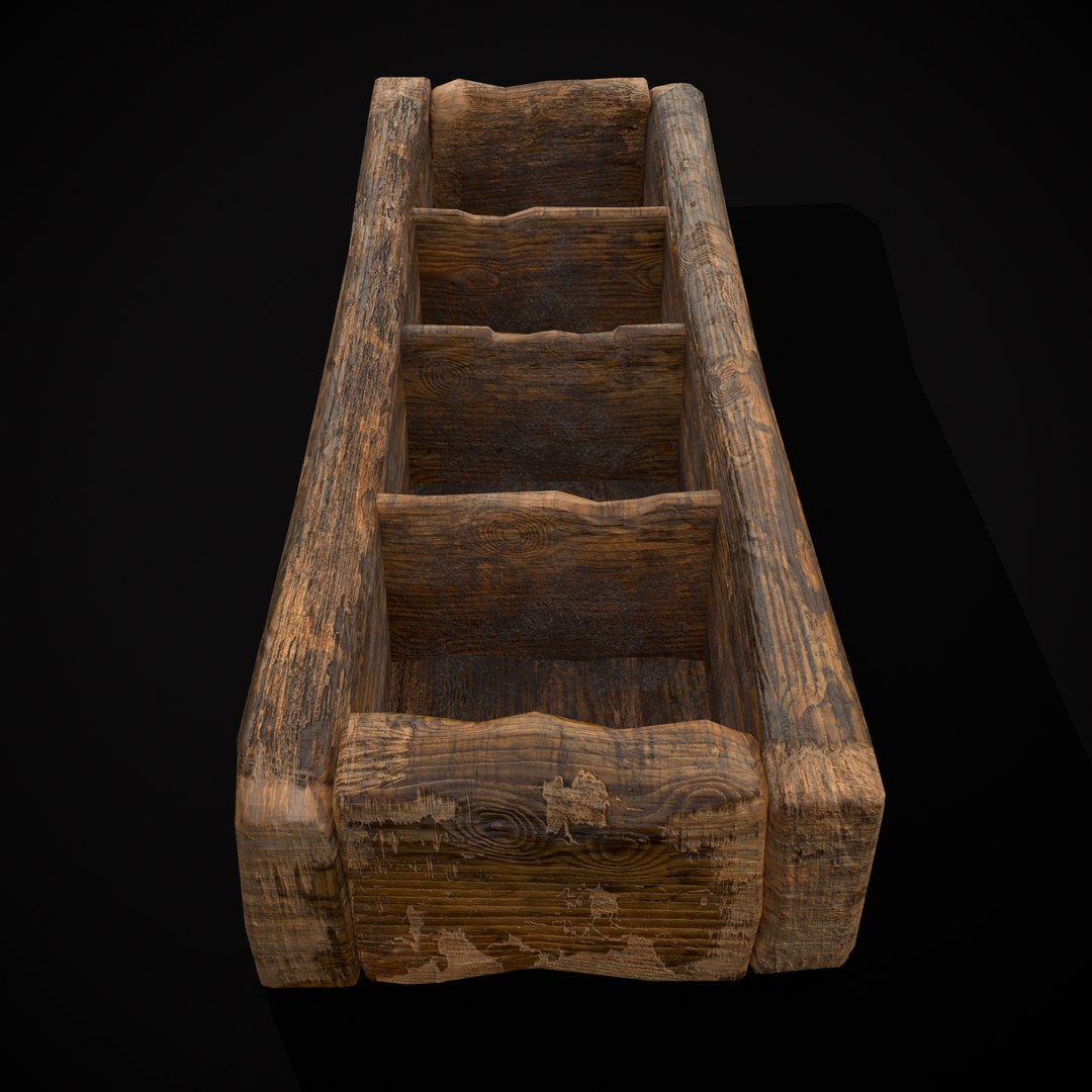 3D Medieval Wooden Food Separator Model - TurboSquid 2078306