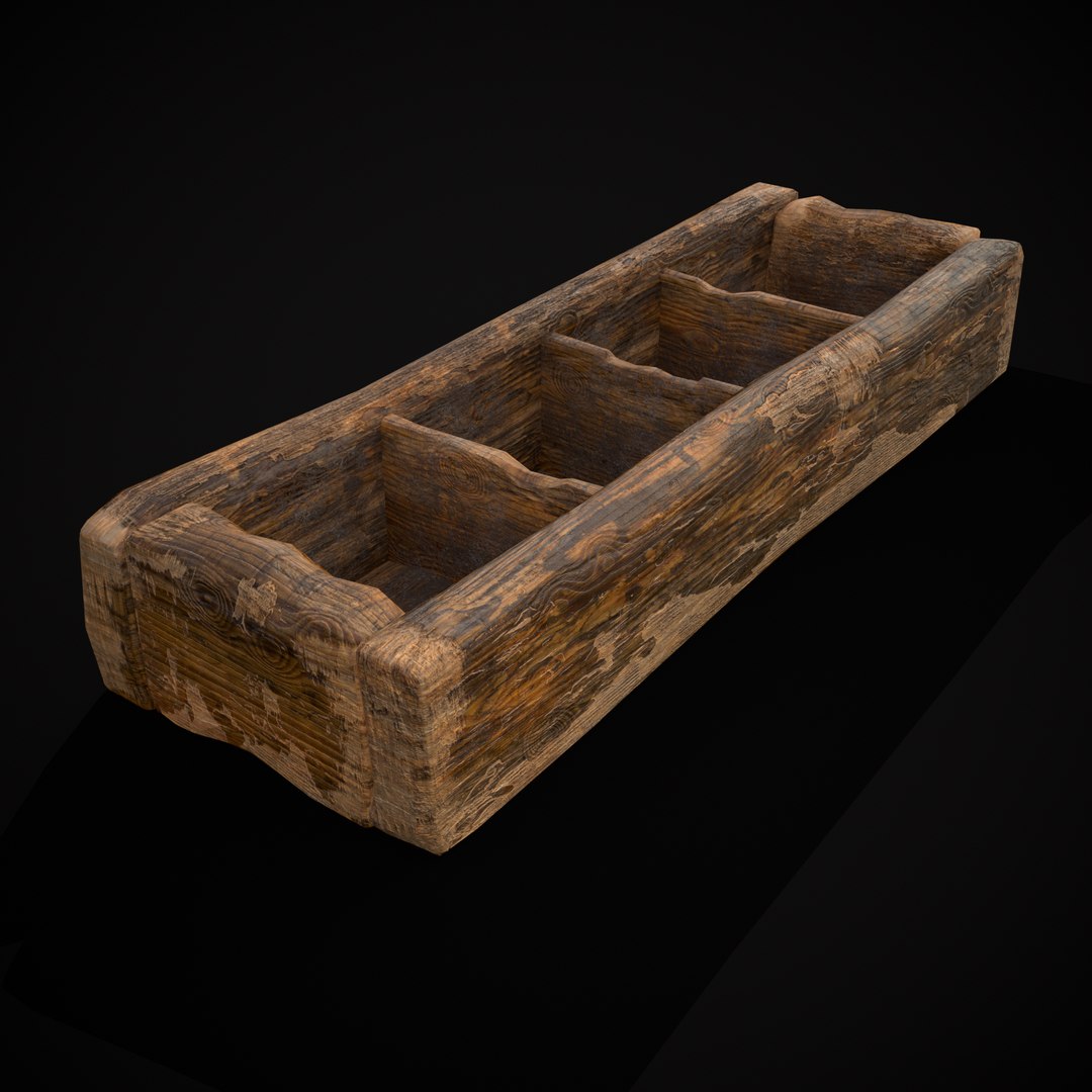 3D Medieval Wooden Food Separator Model - TurboSquid 2078306