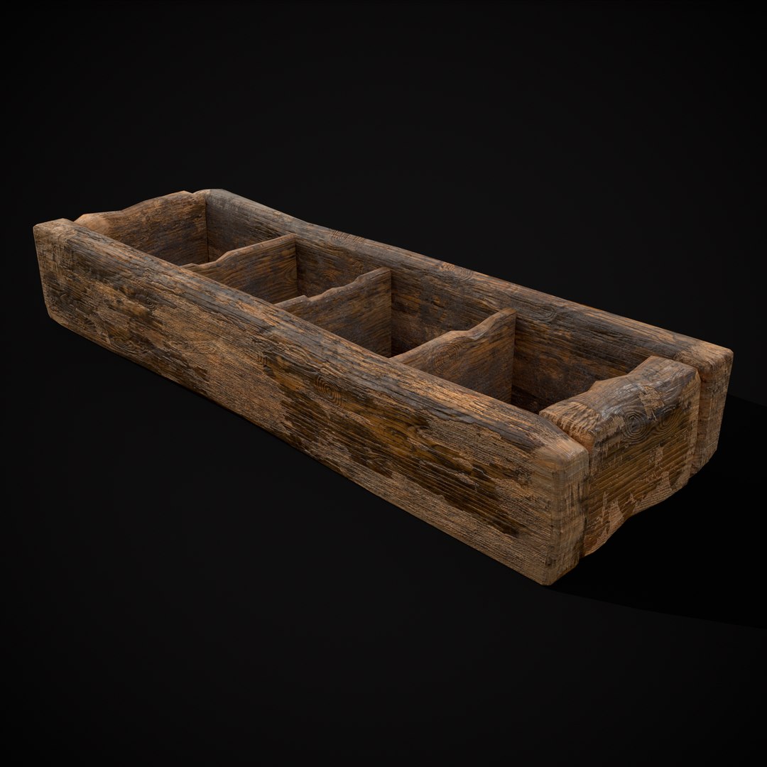 3D Medieval Wooden Food Separator model - TurboSquid 2078306