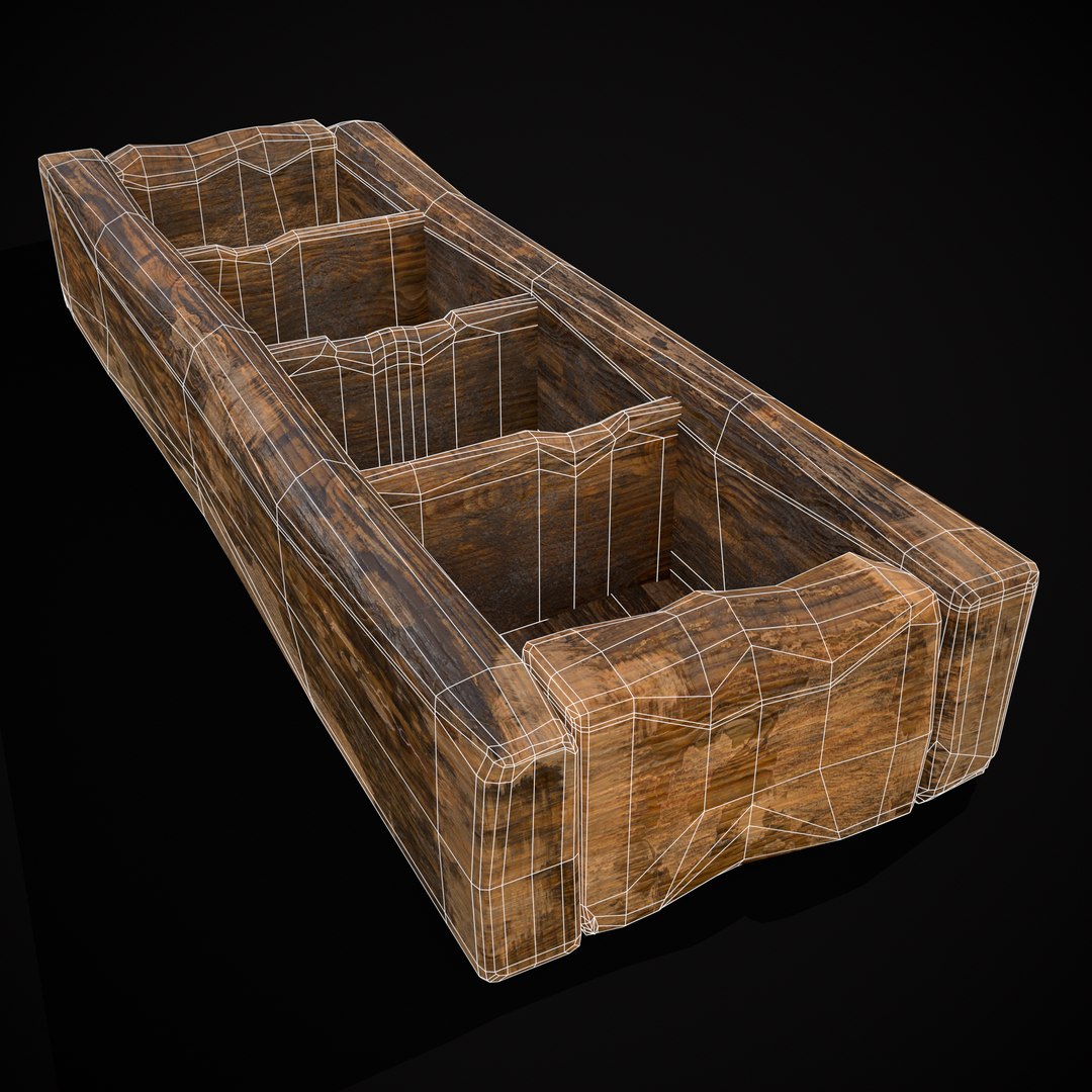 3D Medieval Wooden Food Separator Model - TurboSquid 2078306