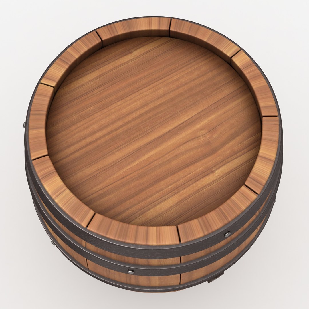 3d Realistic Barrel