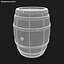 3d realistic barrel