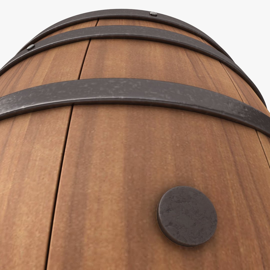 3d Realistic Barrel