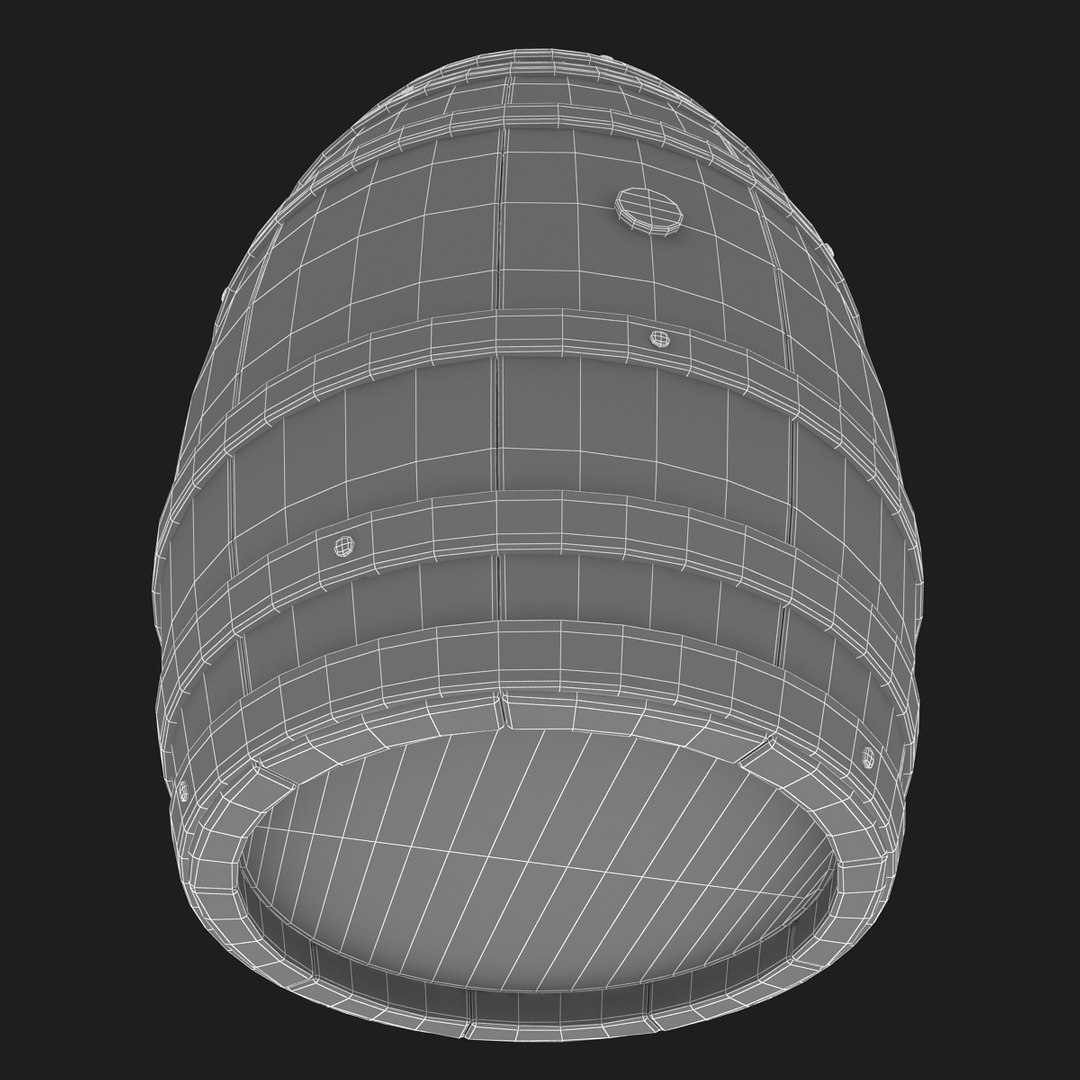 3d Realistic Barrel