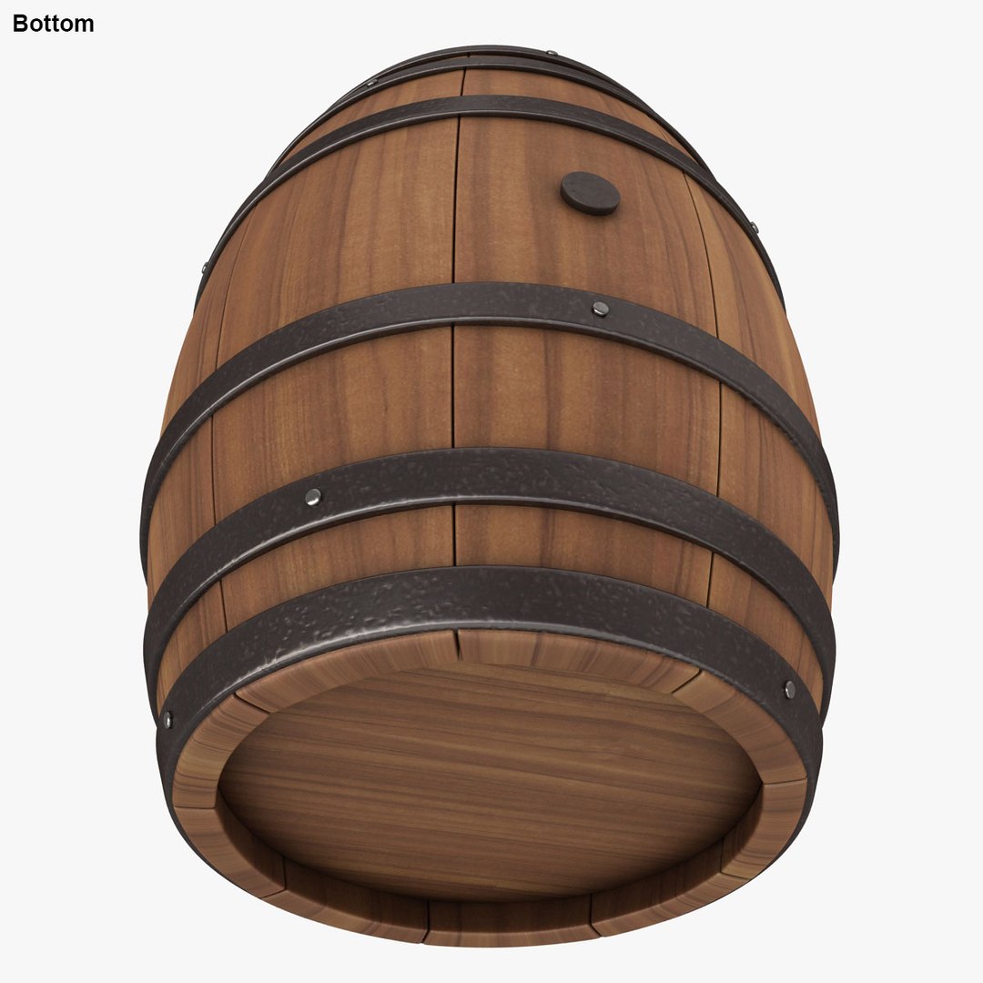 3d Realistic Barrel