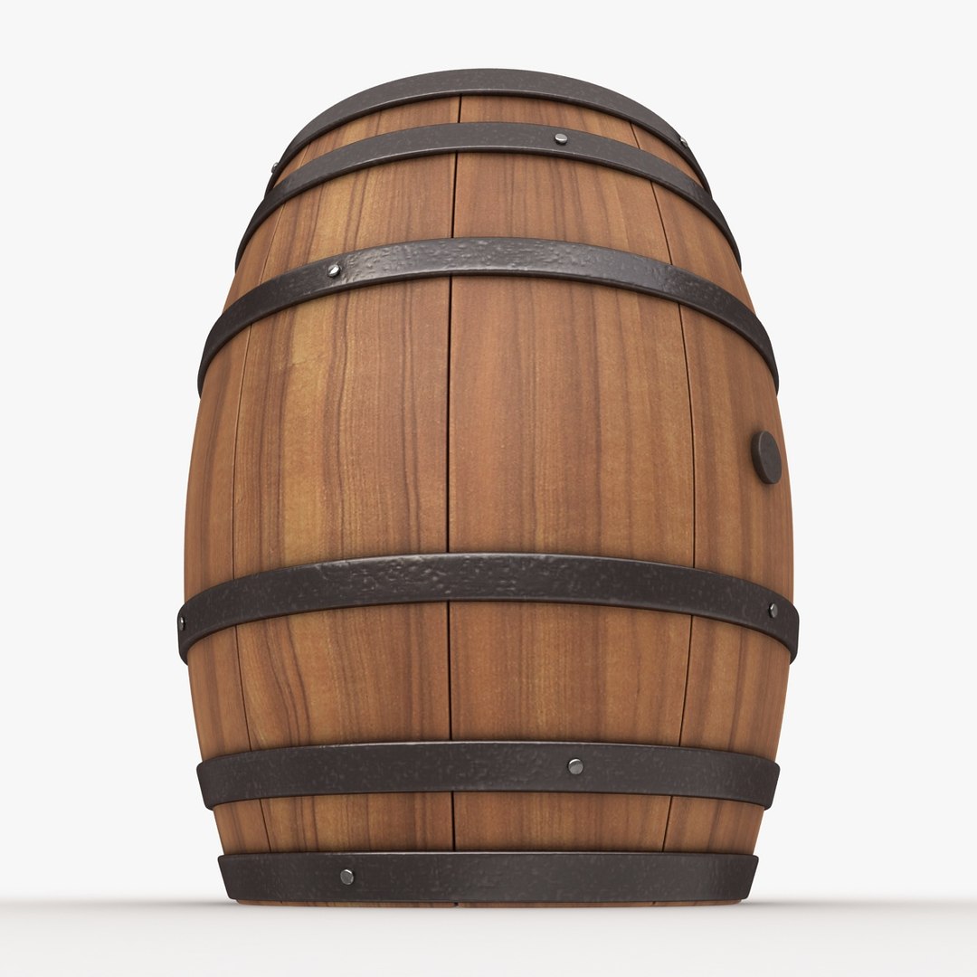 3d Realistic Barrel