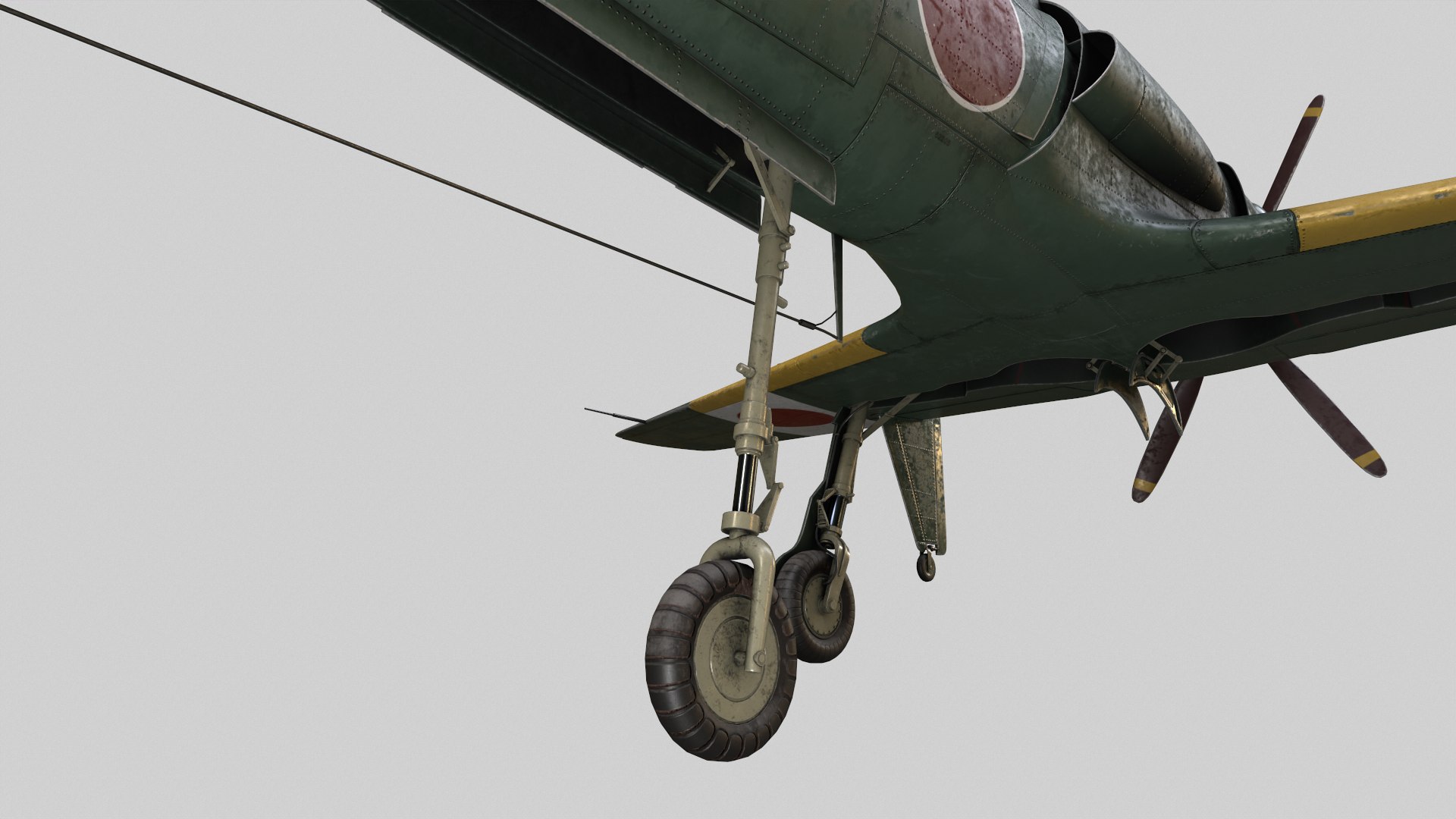 Japanese Fighter Jet Kyushu J7W Shinden 3D - TurboSquid 1734495