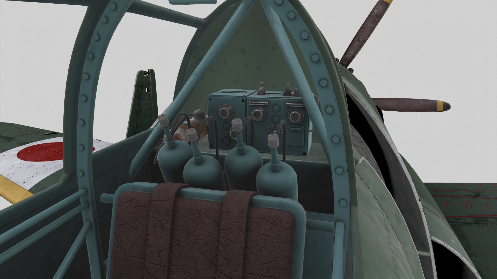 Japanese Fighter Jet Kyushu J7W Shinden 3D - TurboSquid 1734495