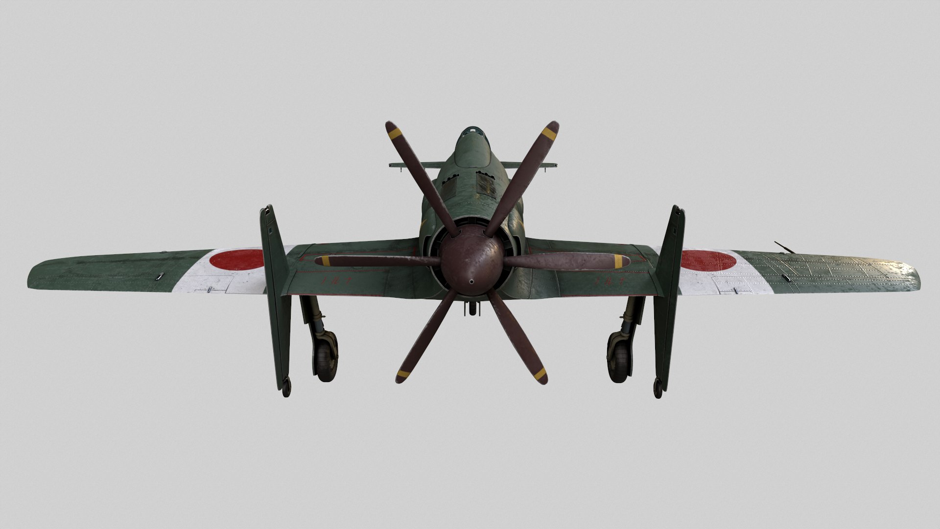 Japanese Fighter Jet Kyushu J7W Shinden 3D - TurboSquid 1734495