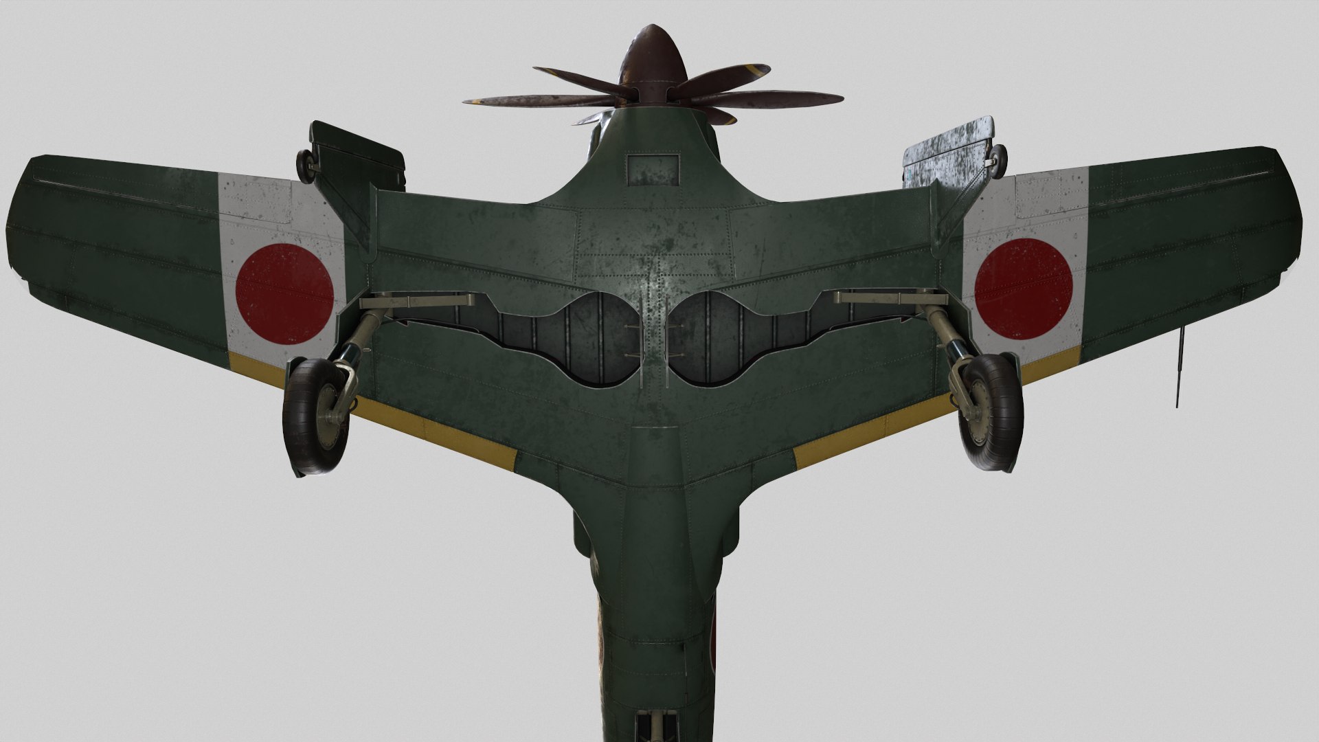 Japanese Fighter Jet Kyushu J7W Shinden 3D - TurboSquid 1734495