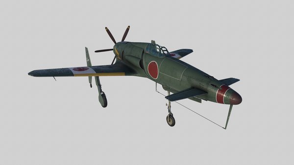 Japanese Fighter Jet Kyushu J7W Shinden 3D - TurboSquid 1734495