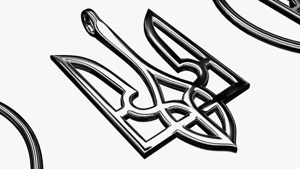 3D Tryzub pendants model - TurboSquid 2014221