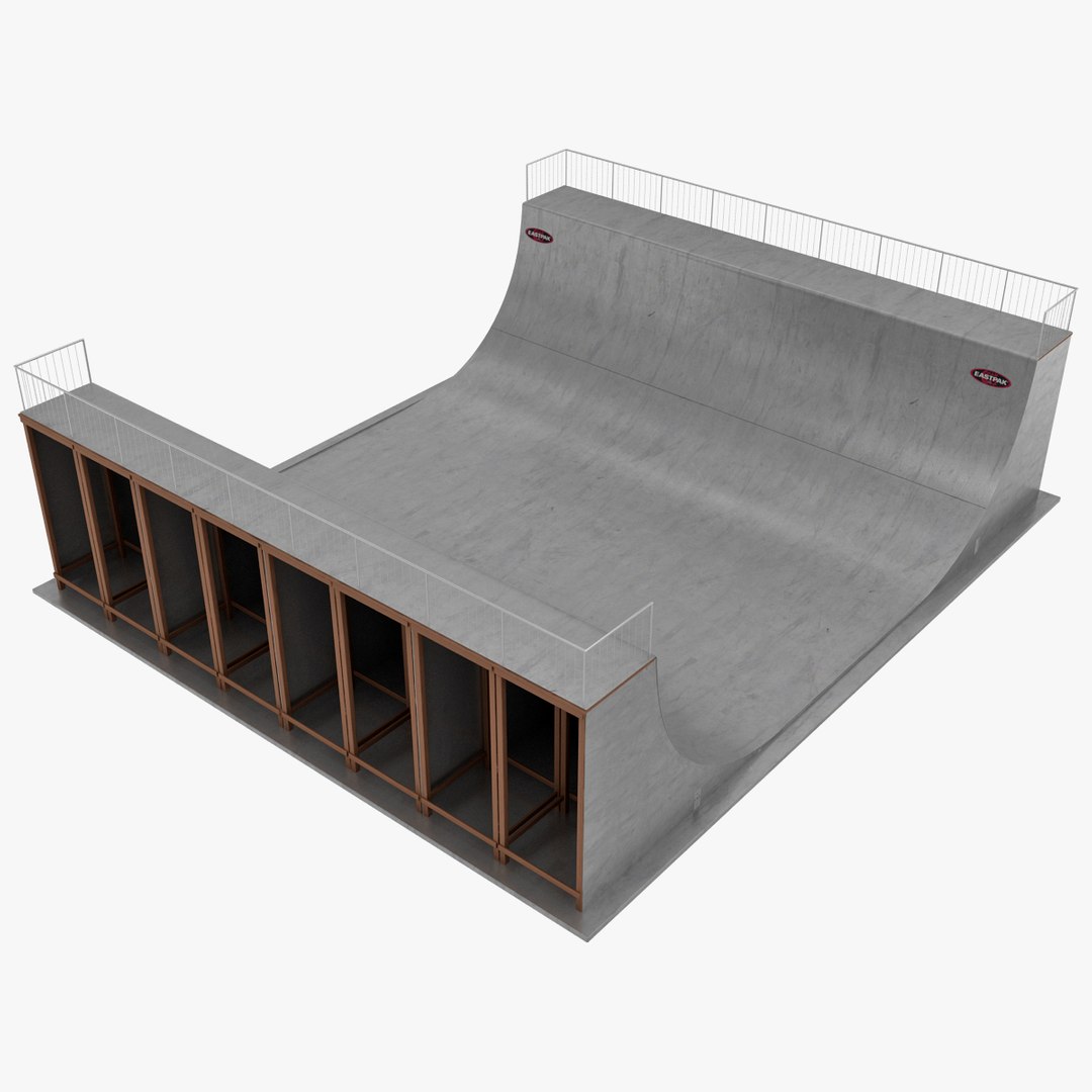 Half Pipe 3d Model