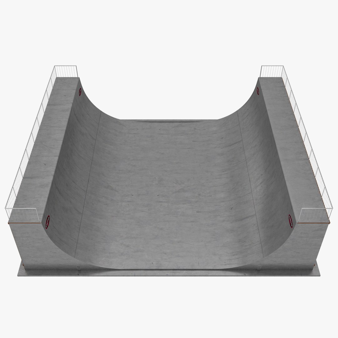 Half Pipe 3d Model