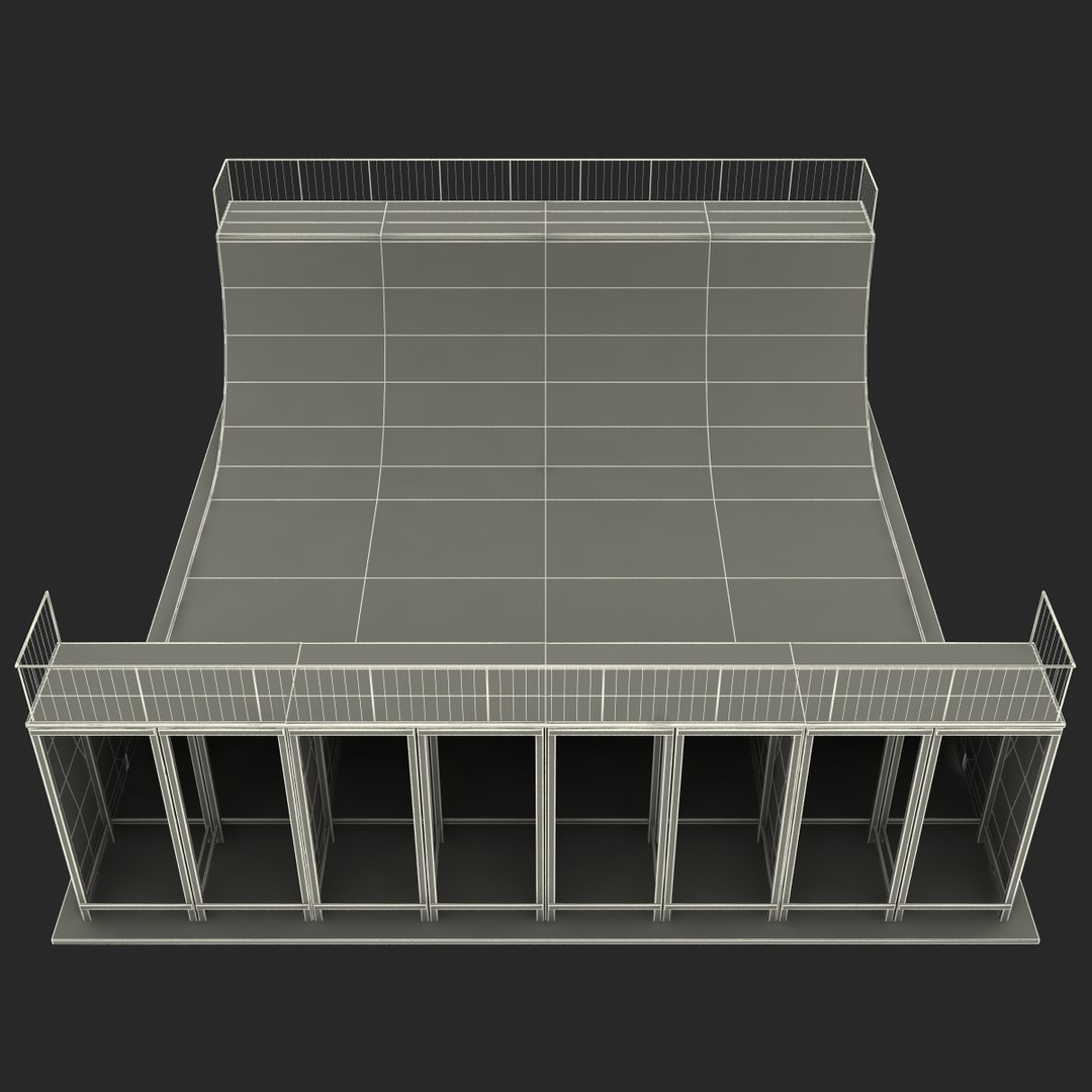 Half Pipe 3d Model