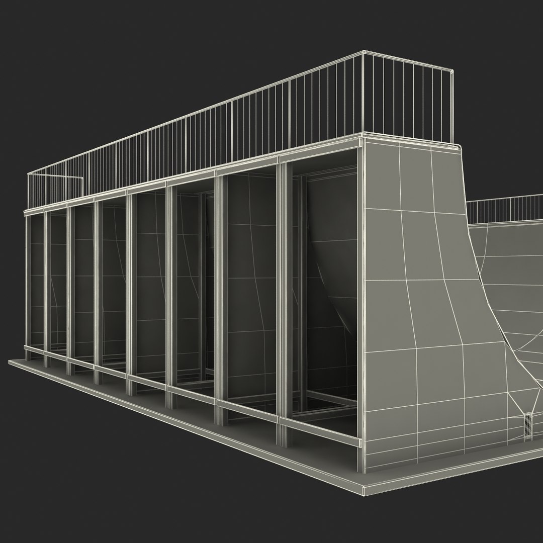 Half Pipe 3d Model