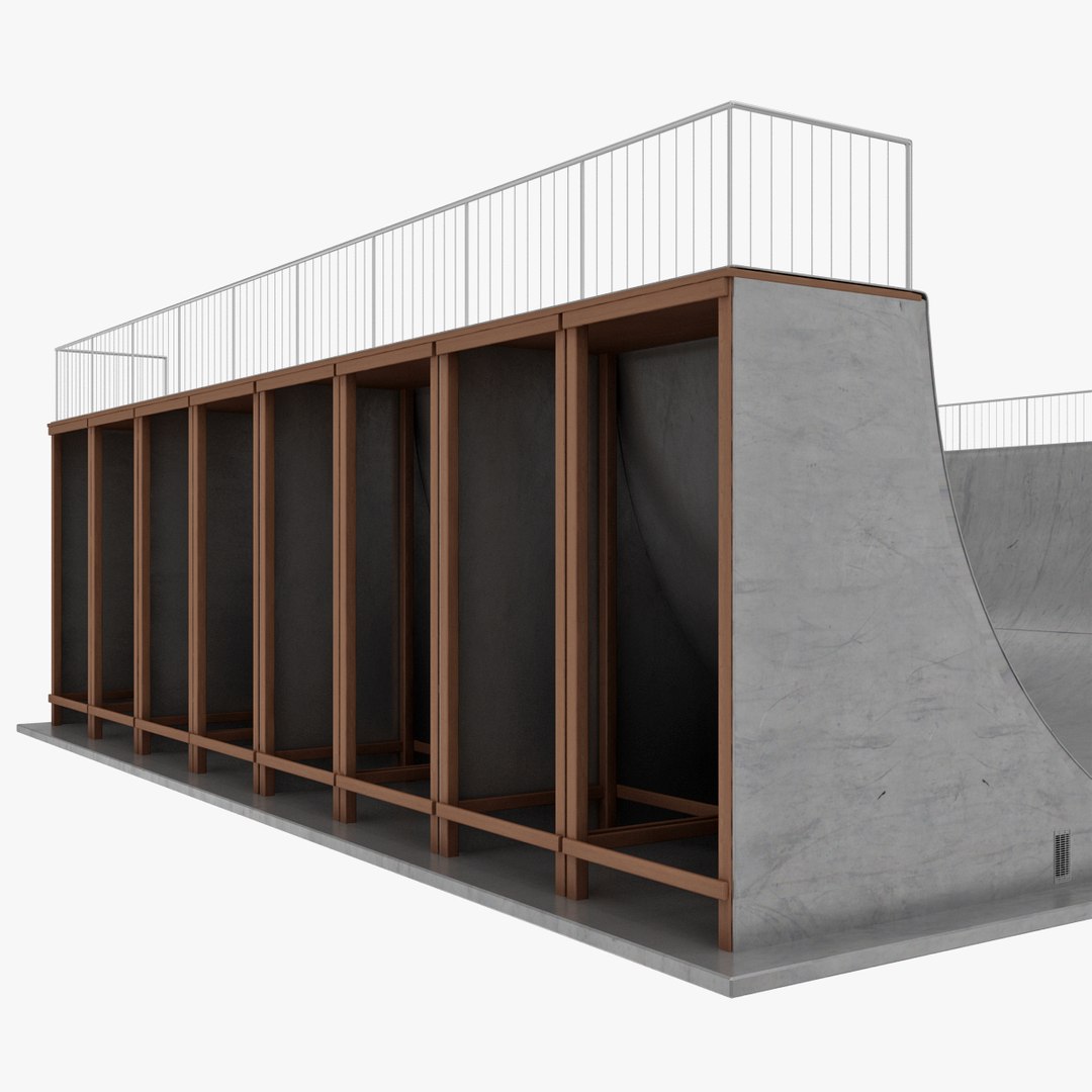 Half Pipe 3d Model
