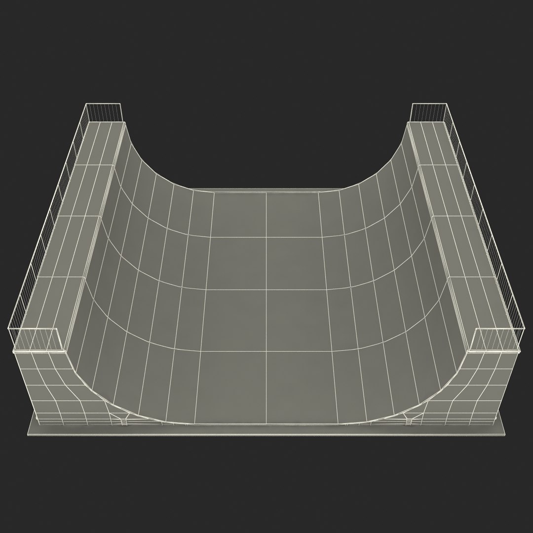Half Pipe 3d Model