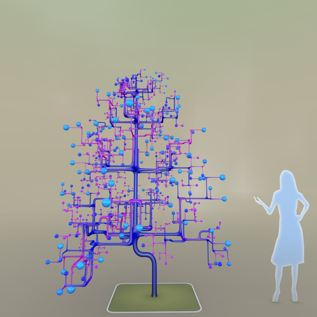3D Sci-Fi Tree Set Model - TurboSquid 2121212