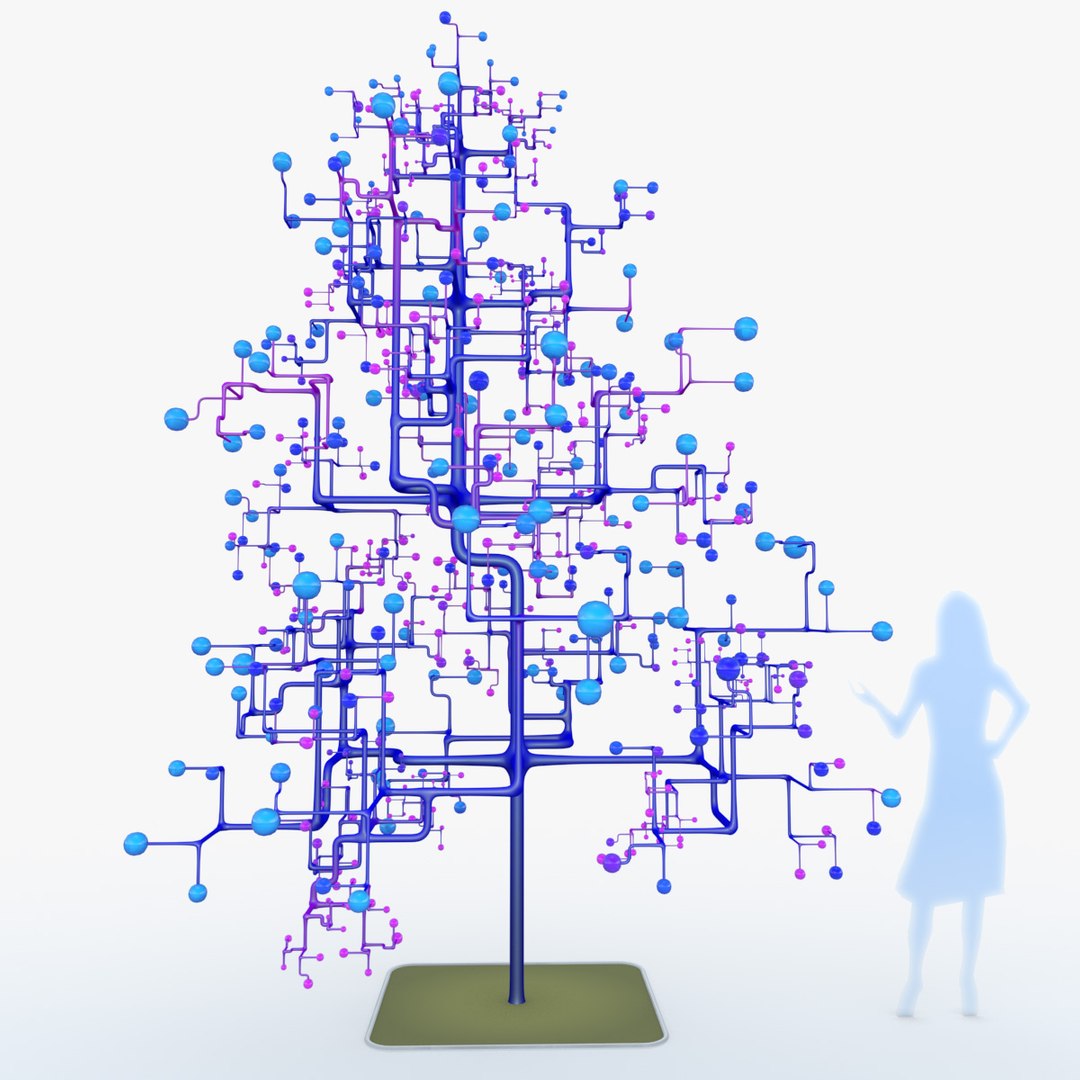 3D Sci-Fi Tree Set Model - TurboSquid 2121212