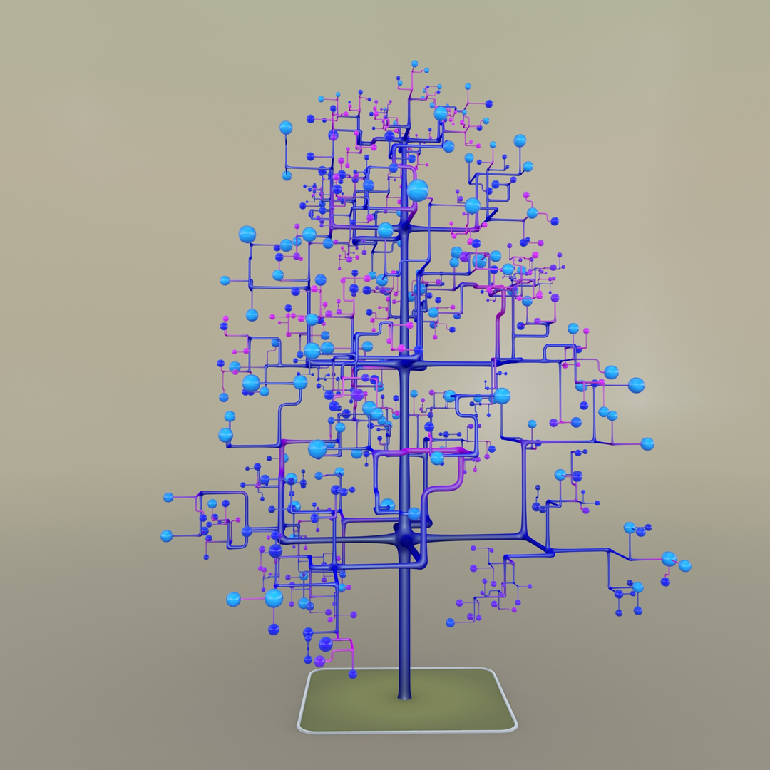 3D Sci-Fi Tree Set Model - TurboSquid 2121212