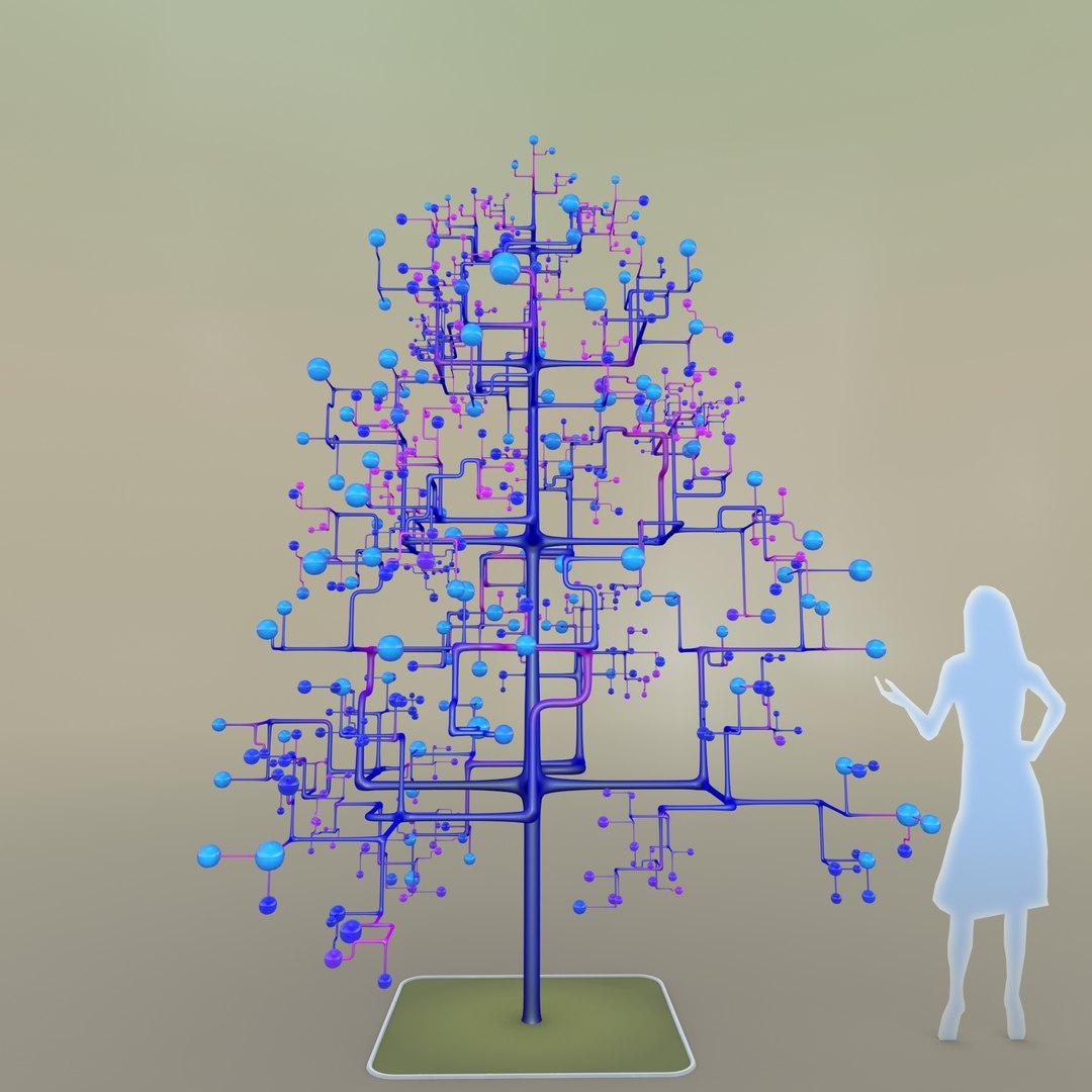 3D Sci-Fi Tree Set Model - TurboSquid 2121212