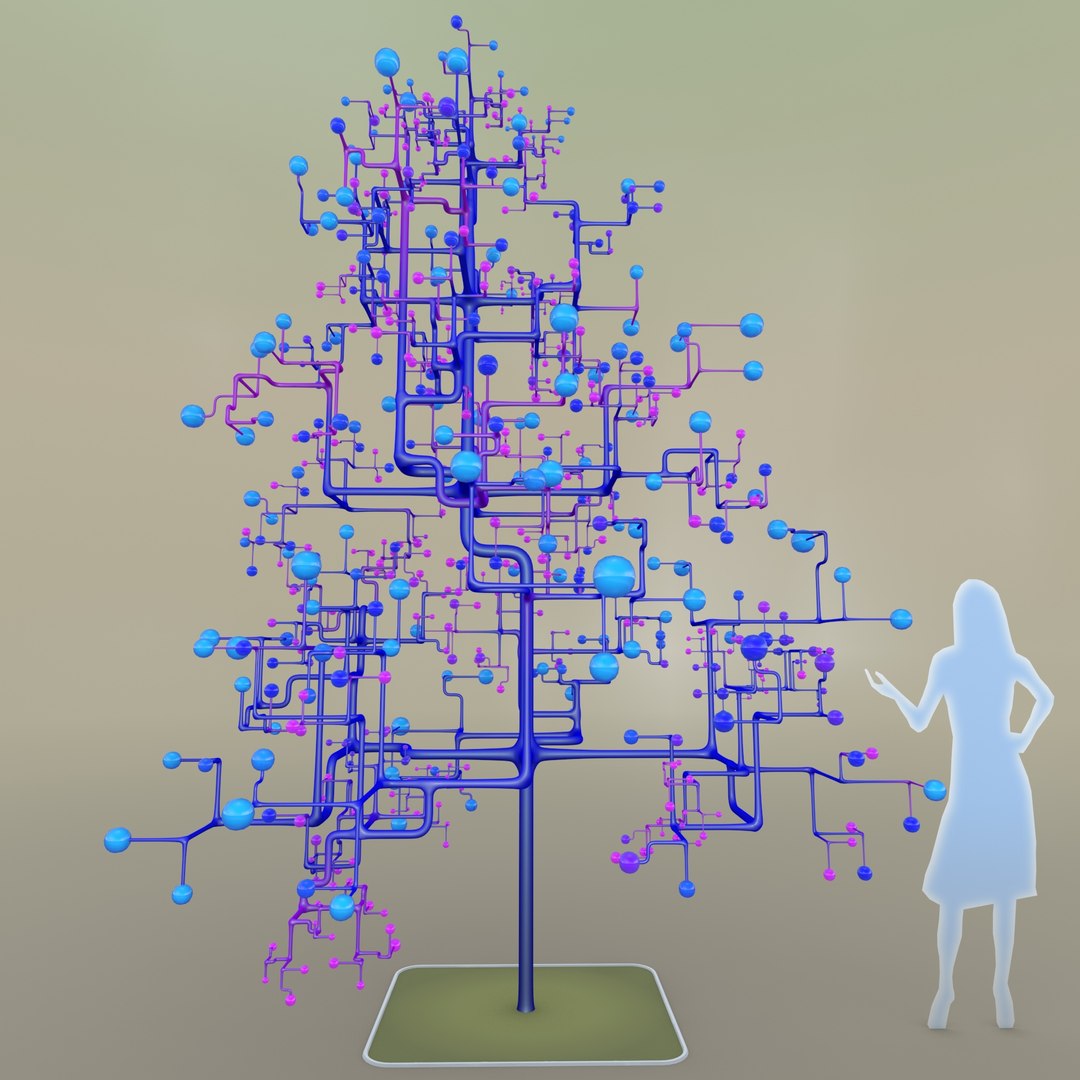3D Sci-Fi Tree Set Model - TurboSquid 2121212