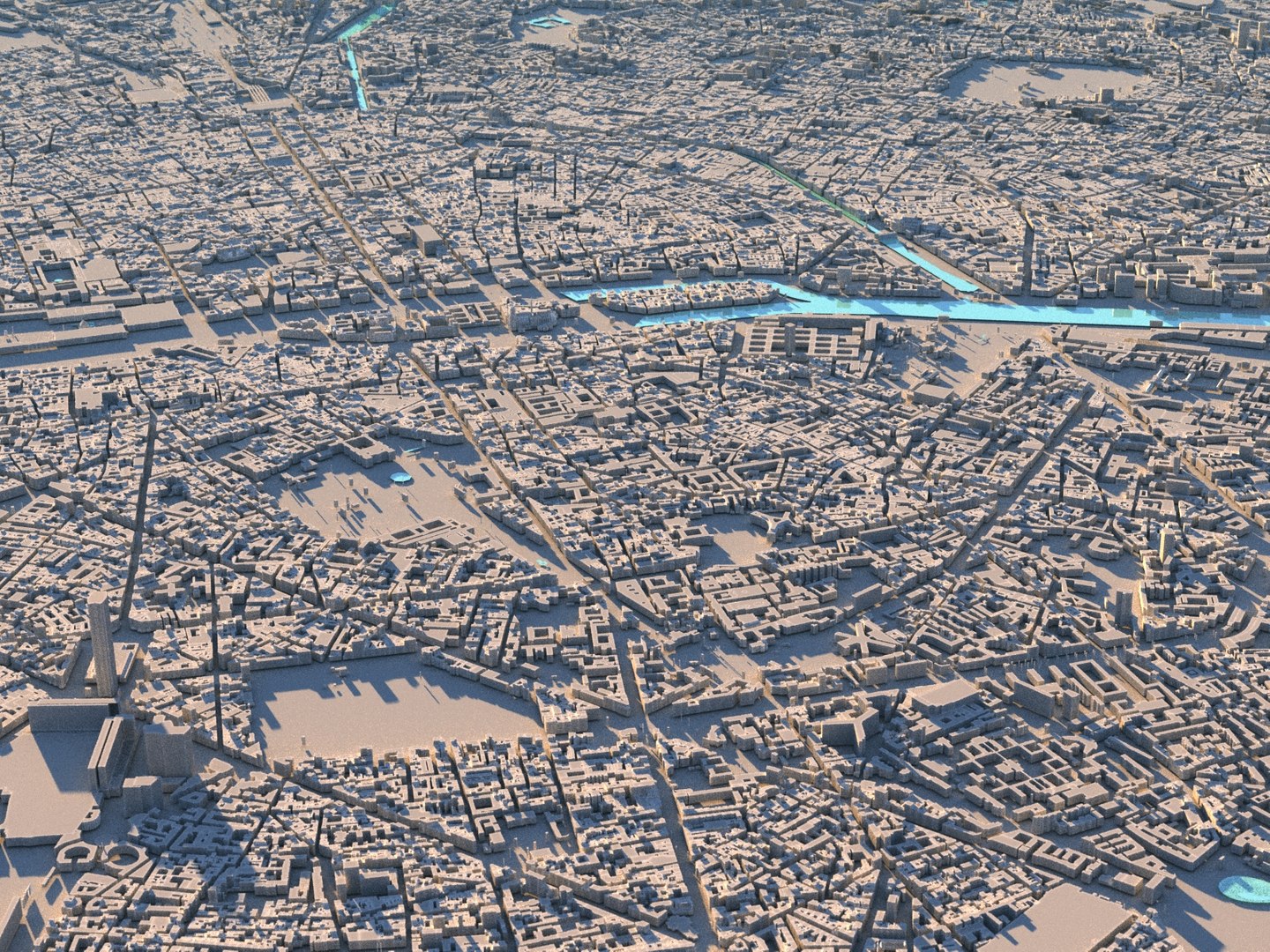 3D Paris City - TurboSquid 1276526