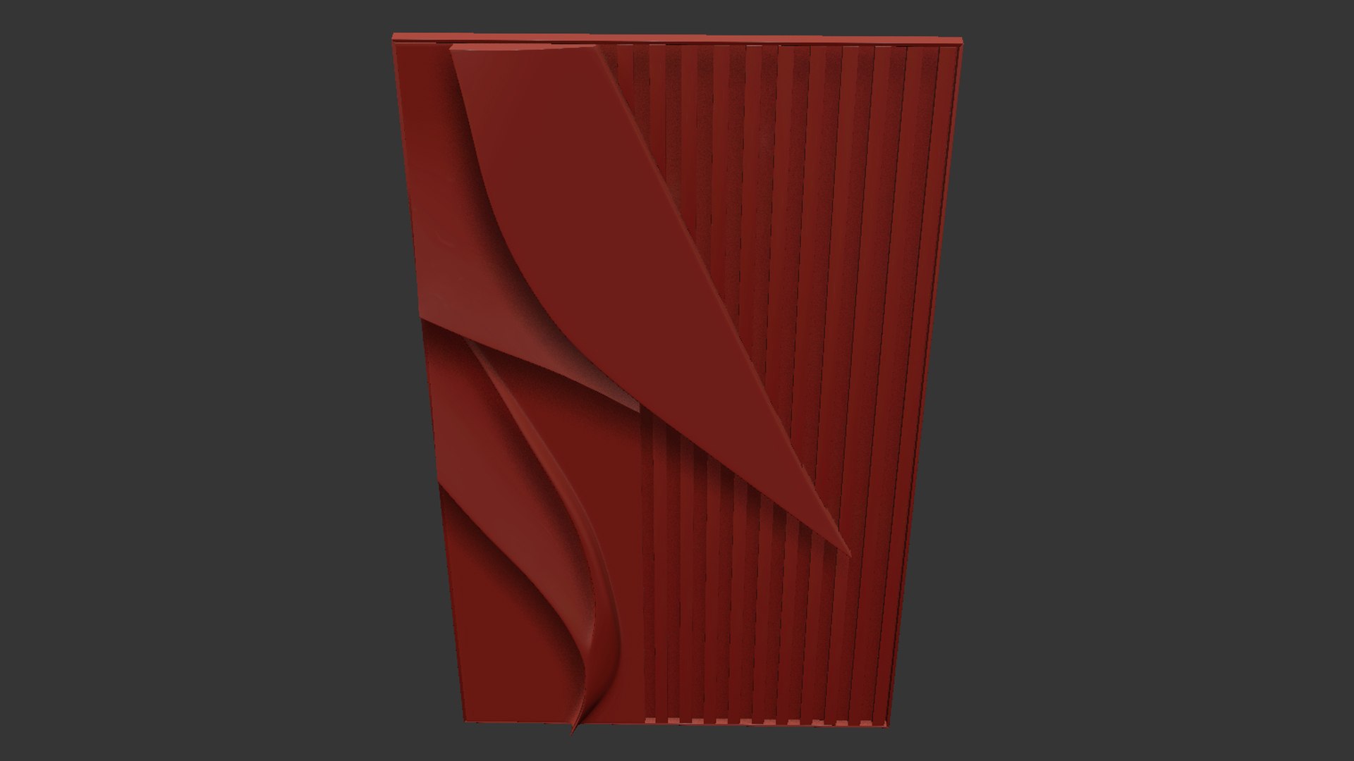 Large Carved Wall Hanging Model - TurboSquid 2275575