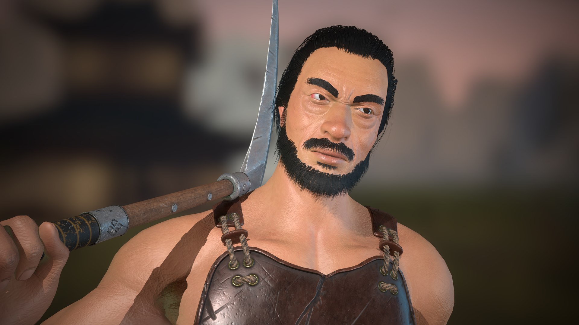 3D Japanese Samurai Bandit - TurboSquid 1853538