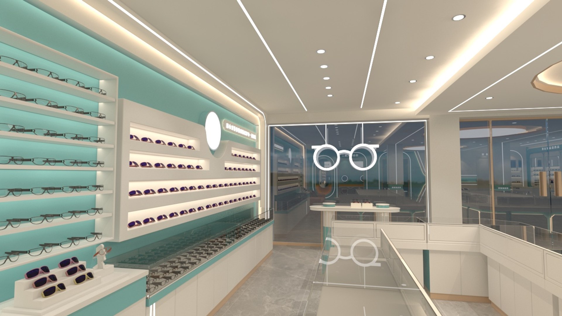 Optical Store Interior 2 3D - TurboSquid 2128990