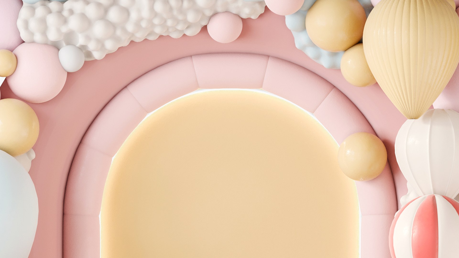 Children Arch For Birthday Celebration Model - TurboSquid 2318505