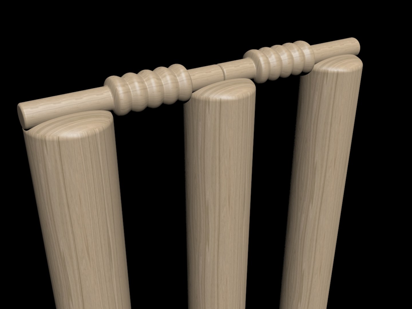 3D Cricket Stumps - TurboSquid 1523014