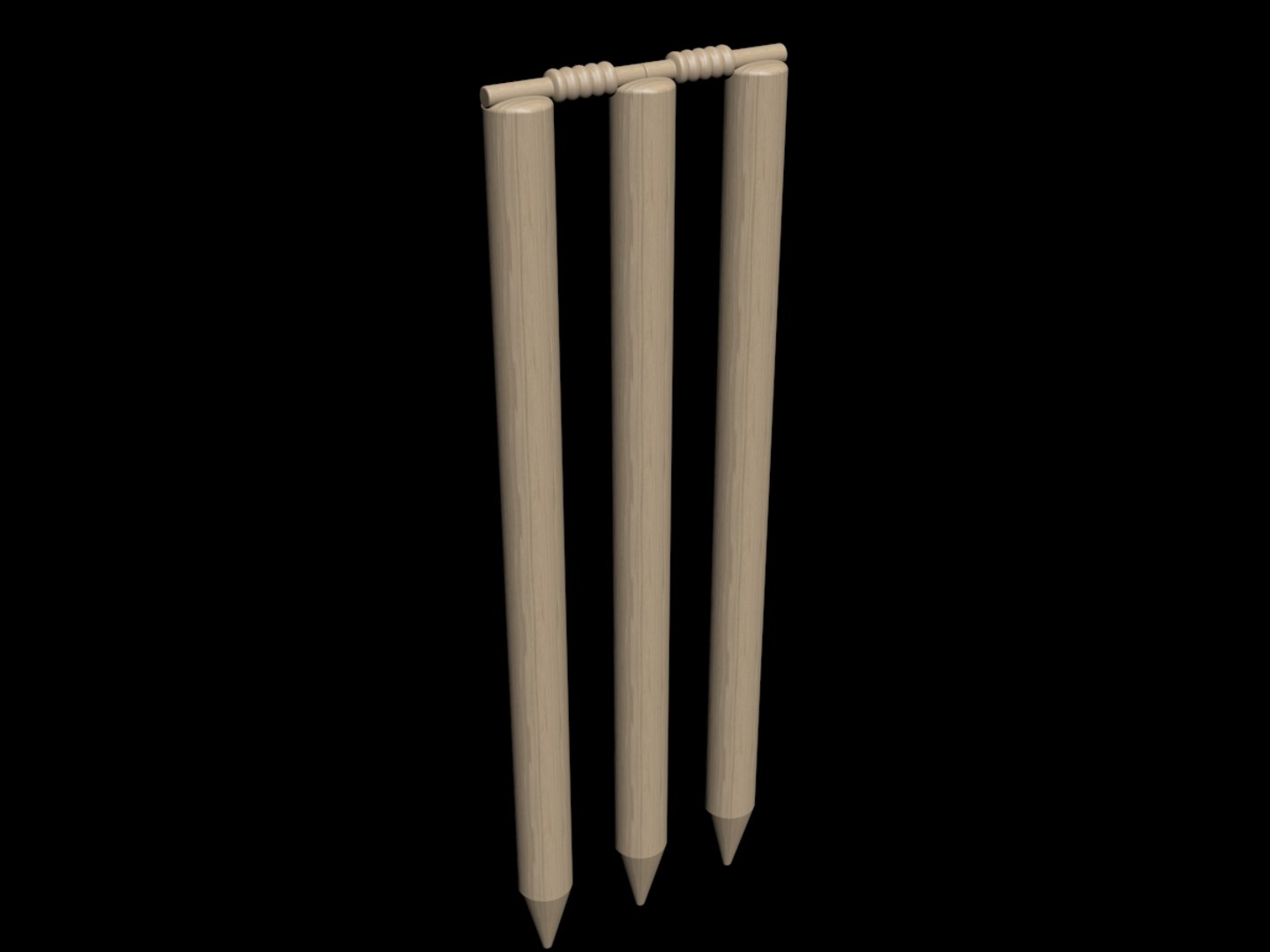3D Cricket Stumps - TurboSquid 1523014