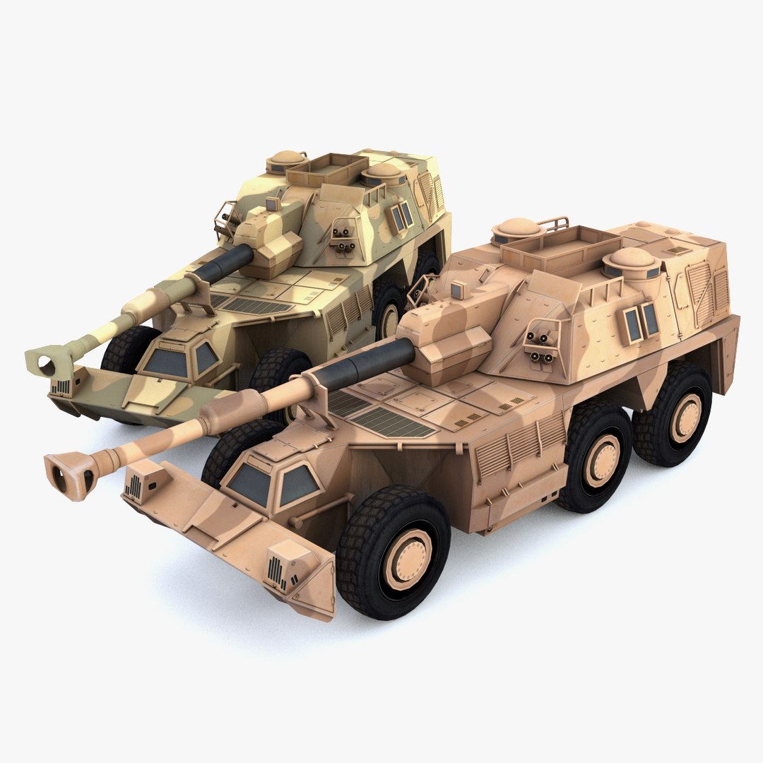 3d G6 Rhino Howitzer