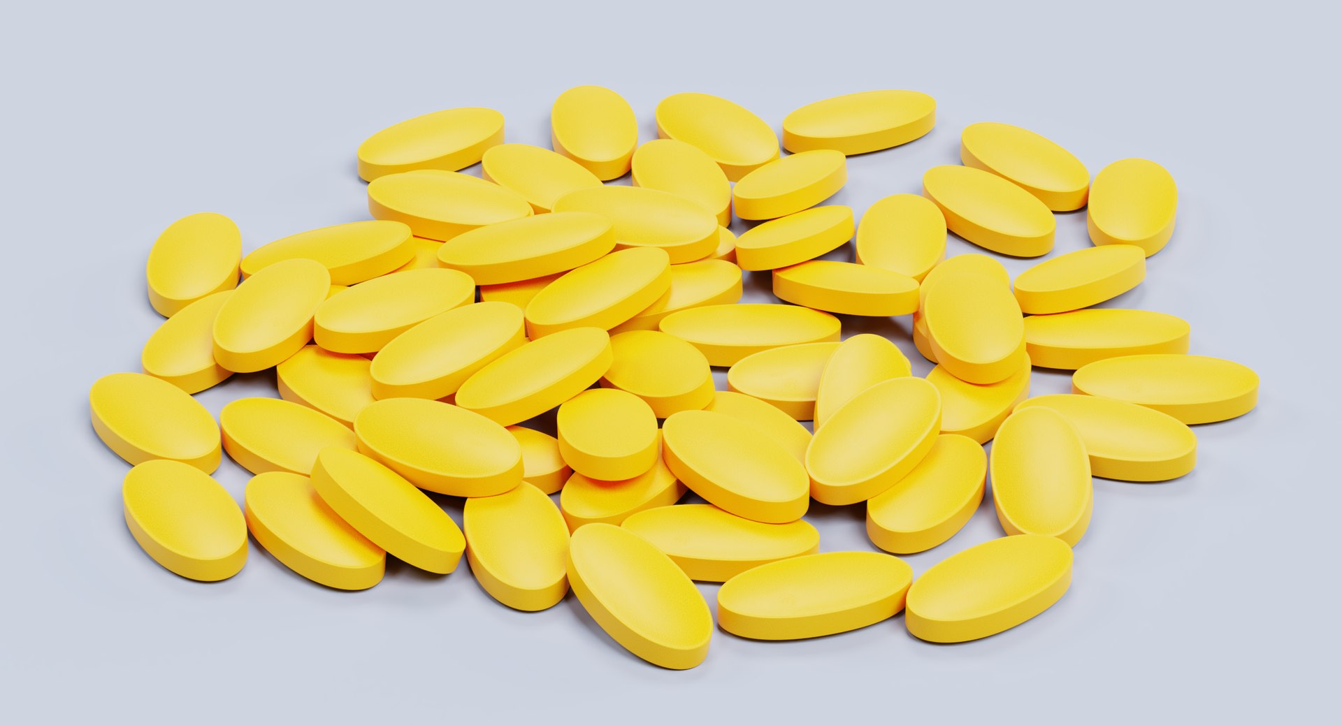 3D Model Pile Pills 6 - TurboSquid 1271785