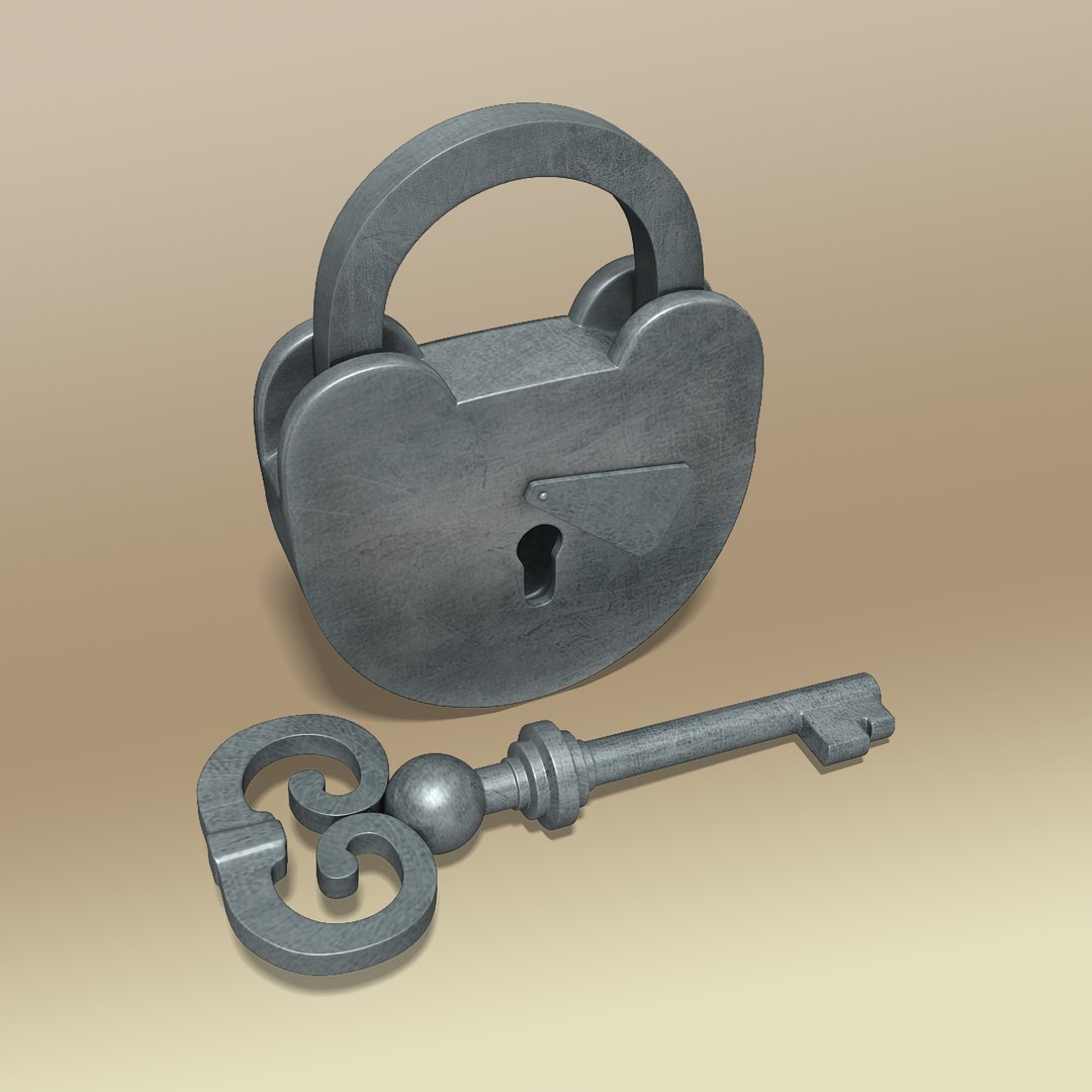 key lock 3d model