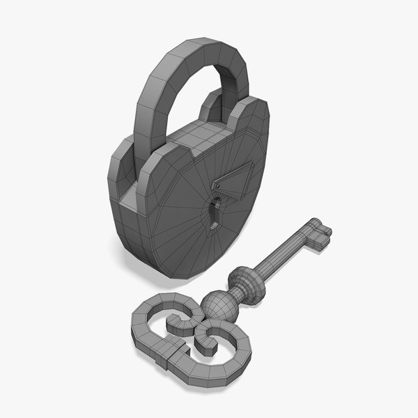 key lock 3d model